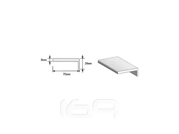 Наличник «Т» ЭКО Cappuccino Melinga МДФ Тип-0 2150*70*8 (20*3) - Купить ...